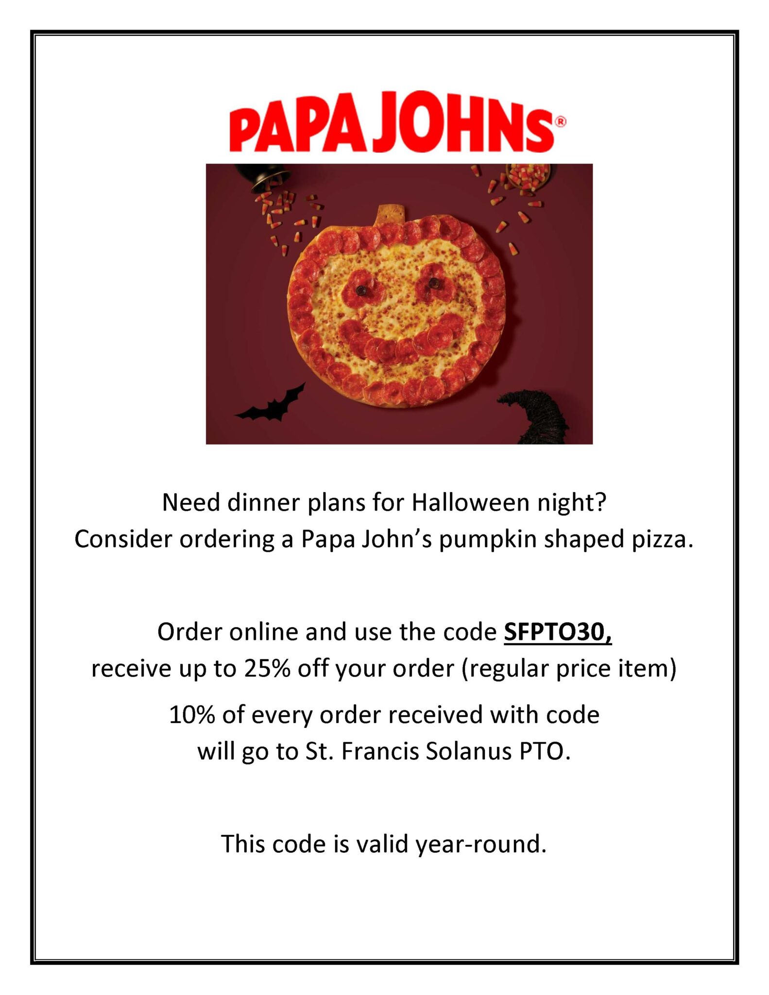 Halloween Night Dinner Made Easy – Pumpkin Pizza from Papa John’s! 🎃🍕 ...
