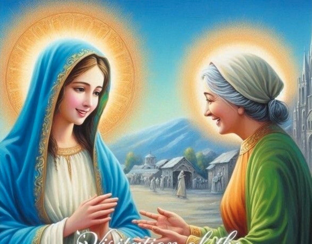 The Joy of the Two Women - St. Francis Solanus - Quincy, IL
