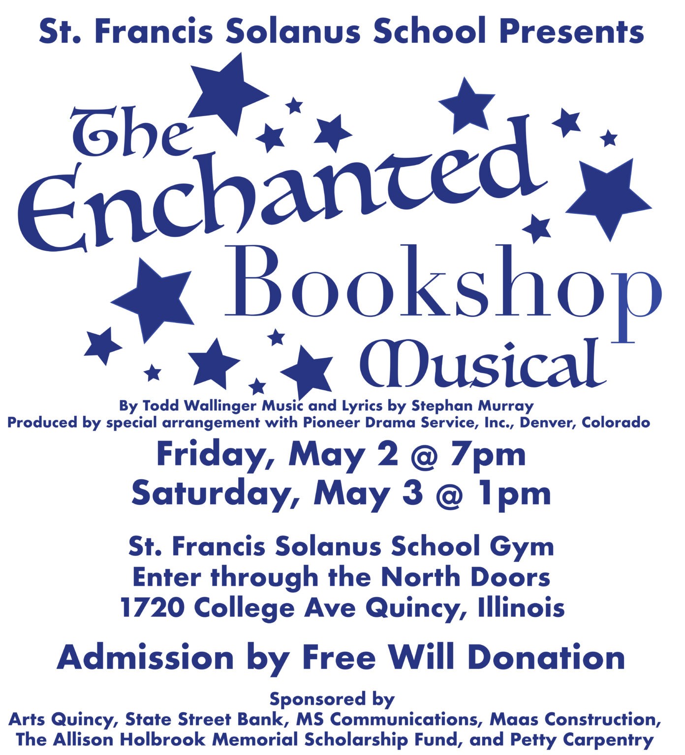 Join Us for "The Enchanted Bookshop": A St. Francis Solanus School ...
